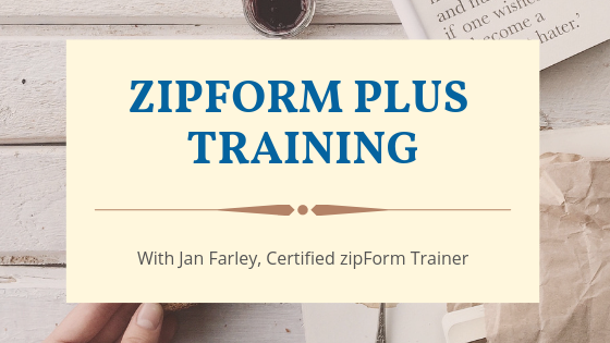 make ZipForm Plus work for you