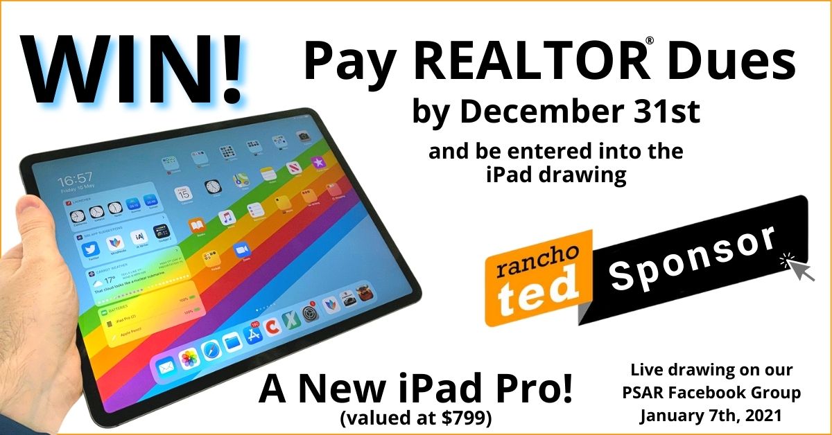 Renew Membership for a chance to Win an iPad Pro