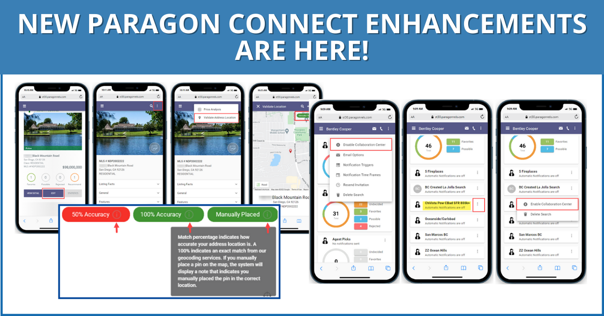 New Paragon Connect Enhancements