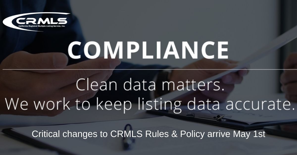 Changes To Crmls Rules May 1st