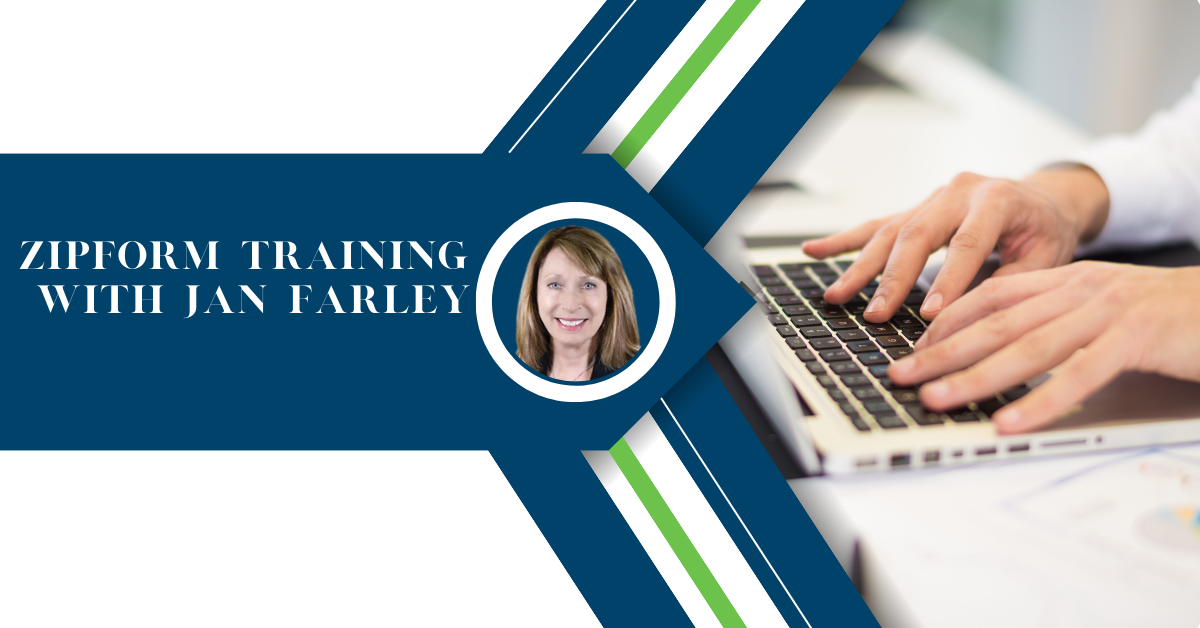 Use zipForm® more efficiently! Receive In-PERSON Instruction