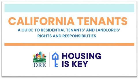 Revised Version of DRE Landlord/Tenant Guidebook Now Available